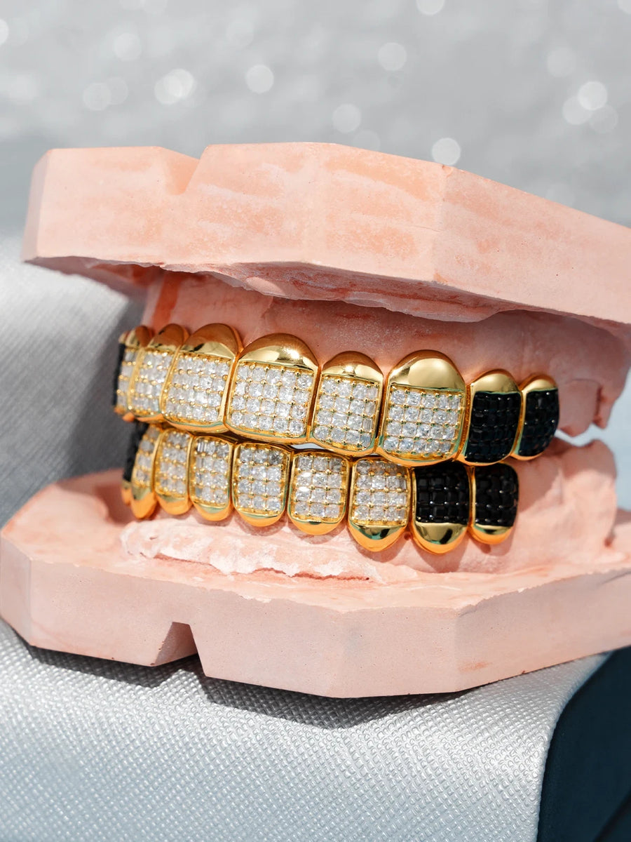 CUSTOM FULLY ICED PRINCESS CUT GRILLZ – ICEGIANT