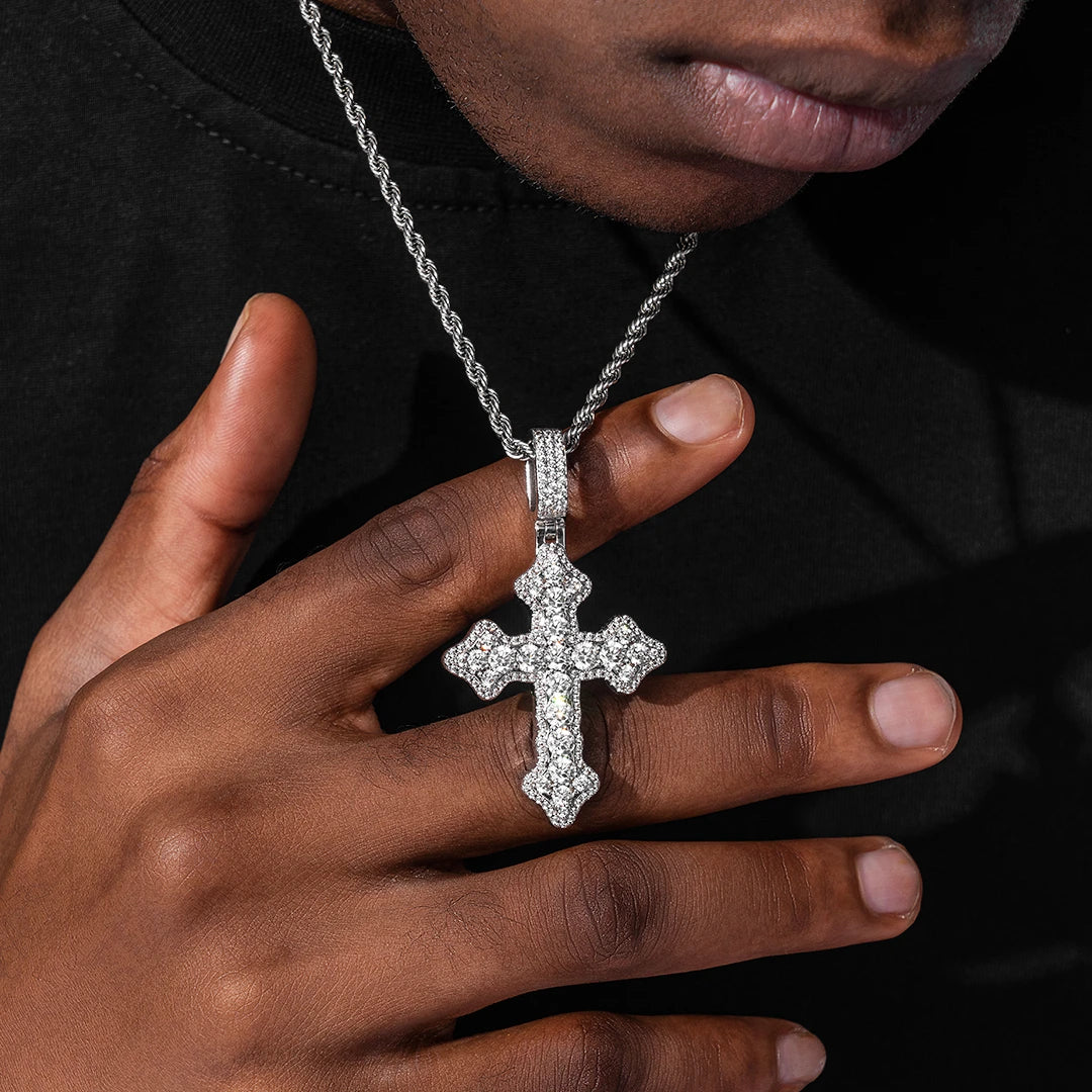 Iced Gothic Cross Pendant – ICEGIANT