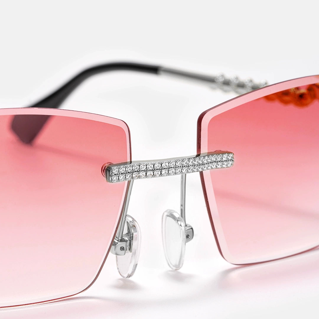 Custom Snake Moissanite Sunglasses In White Gold – ICEGIANT