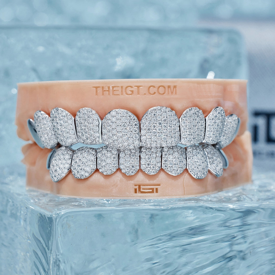 Custom End Capped Moissanite Grillz – ICEGIANT