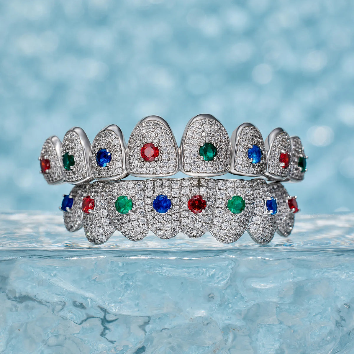 Custom Colored Gemstone Grillz – ICEGIANT