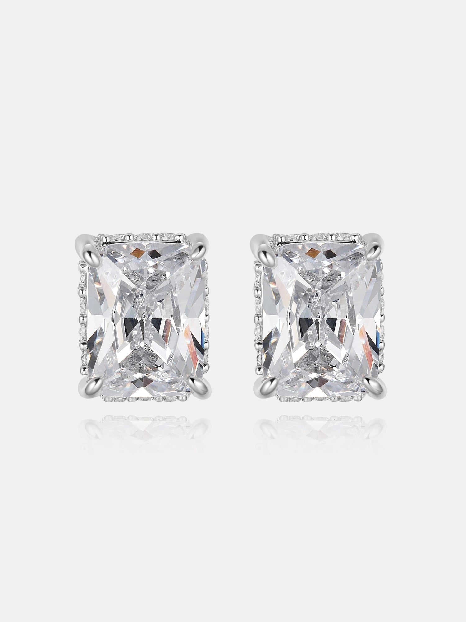 Radiant Cut Earrings | Iced Out Studs | Fancy Cut Jewelry – ICEGIANT
