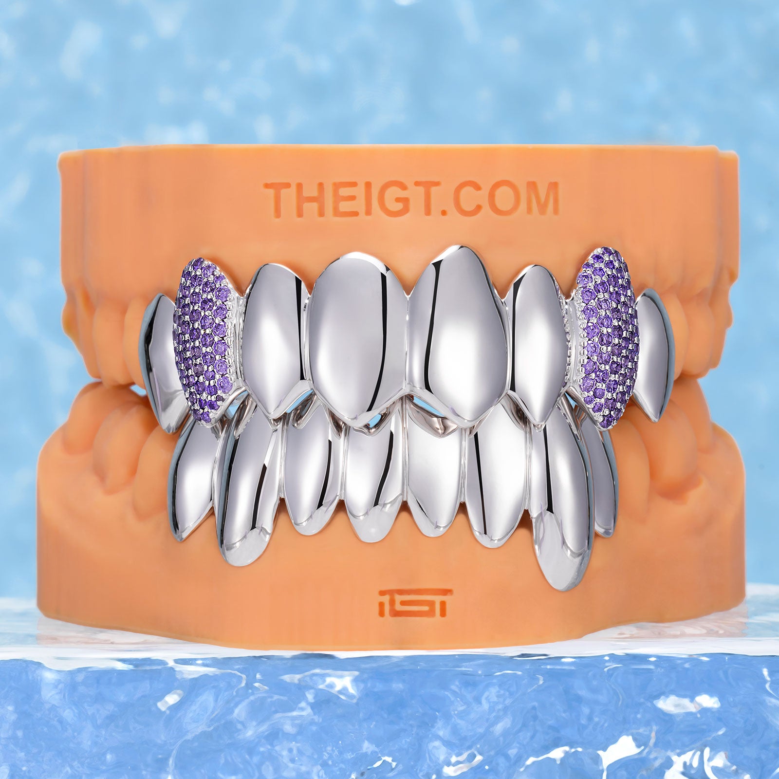 Vampire Violet Fang Grillz - Custom Grillz for a Dark Glamour Look ...