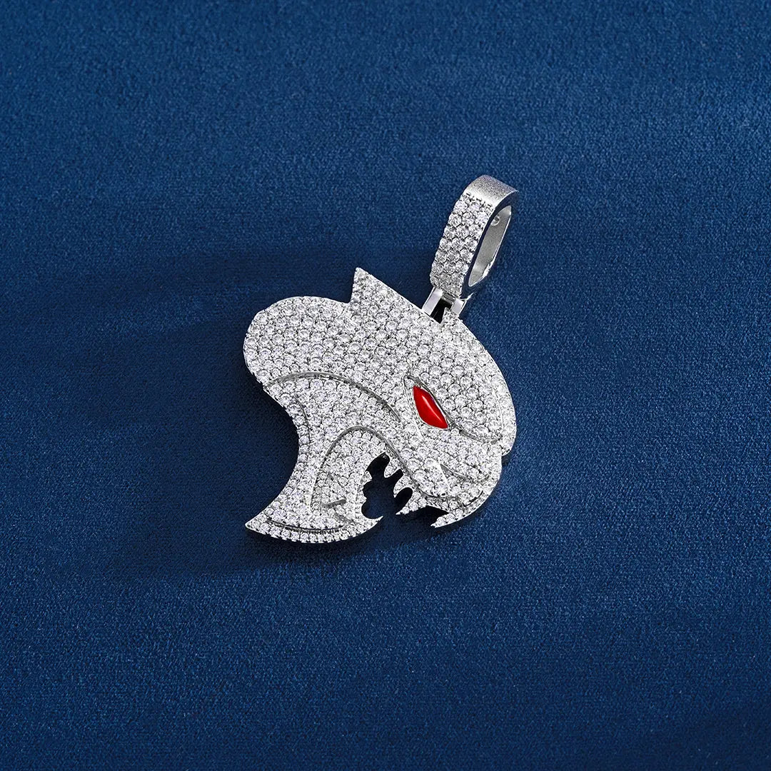 Moissanite Enamel Hellcat Pendant – ICEGIANT