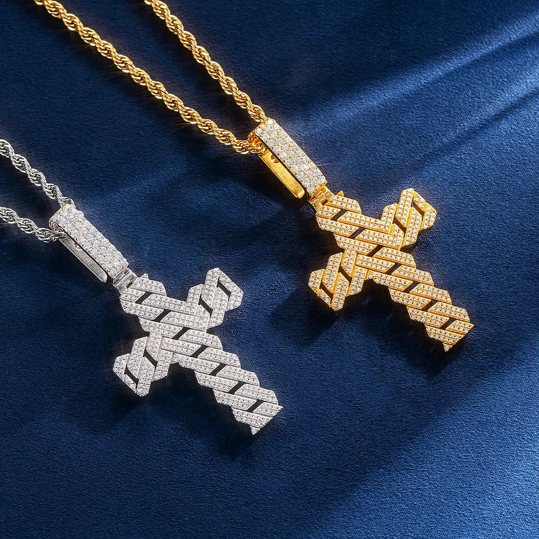 Prong Cuban Cross Pendant – ICEGIANT
