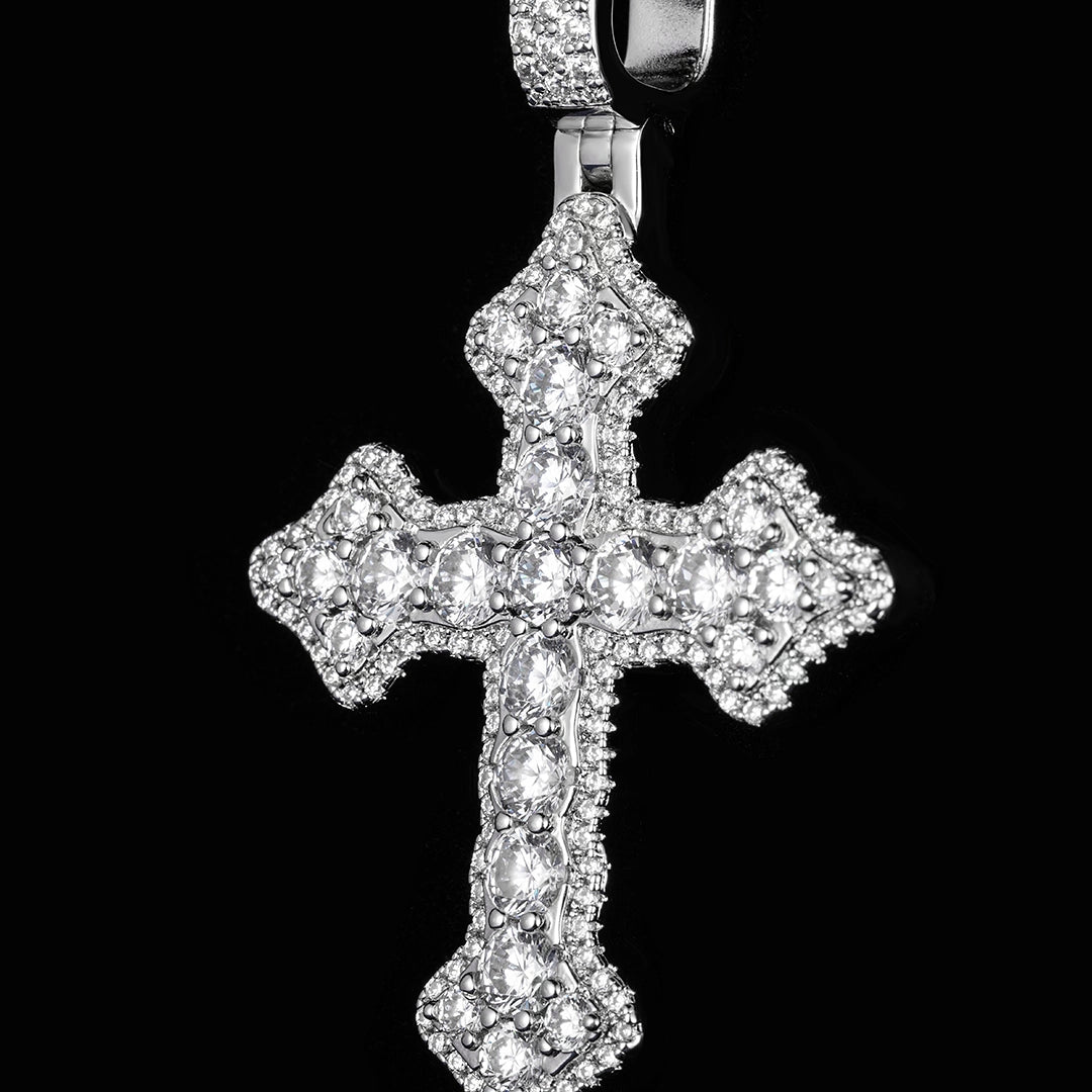 Iced Gothic Cross Pendant – ICEGIANT