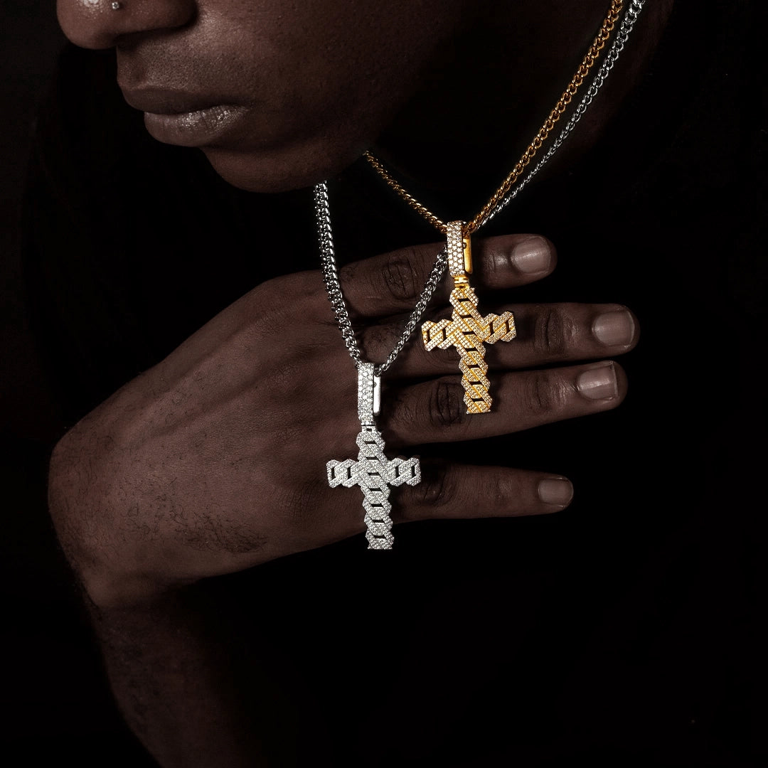 Prong Cuban Cross Pendant – ICEGIANT